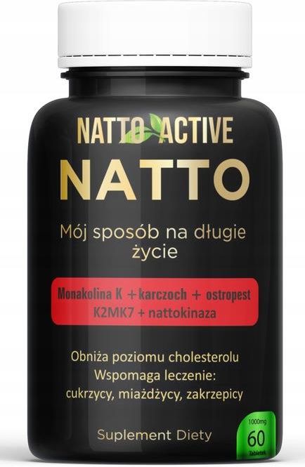 Natto Active Monakolina K Witamina K2 Mk-7 Nattokinase 60tabl. - Opinie ...
