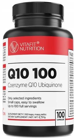 Vitafit Nutrition Coenzyme Q10 100mg 100kaps. - Opinie i ceny na Ceneo.pl
