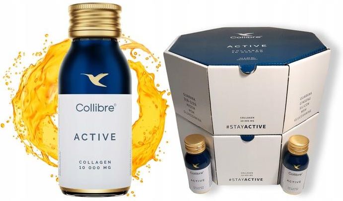 Collibre Kolagen Naturalny 10000mg Active Do Picia 60ml x 30szt ...
