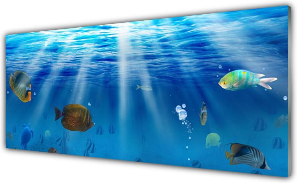 Tulup.Pl Obraz Akrylowy Ryba Natura 125x50 cm 2 zawieszki ...