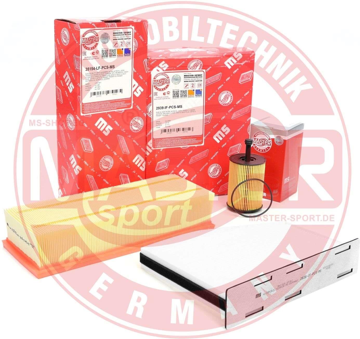 Master-Sport Zestaw Filtrów Ms Audi A3 Seat Altea Altea Xl Leon Toled ...
