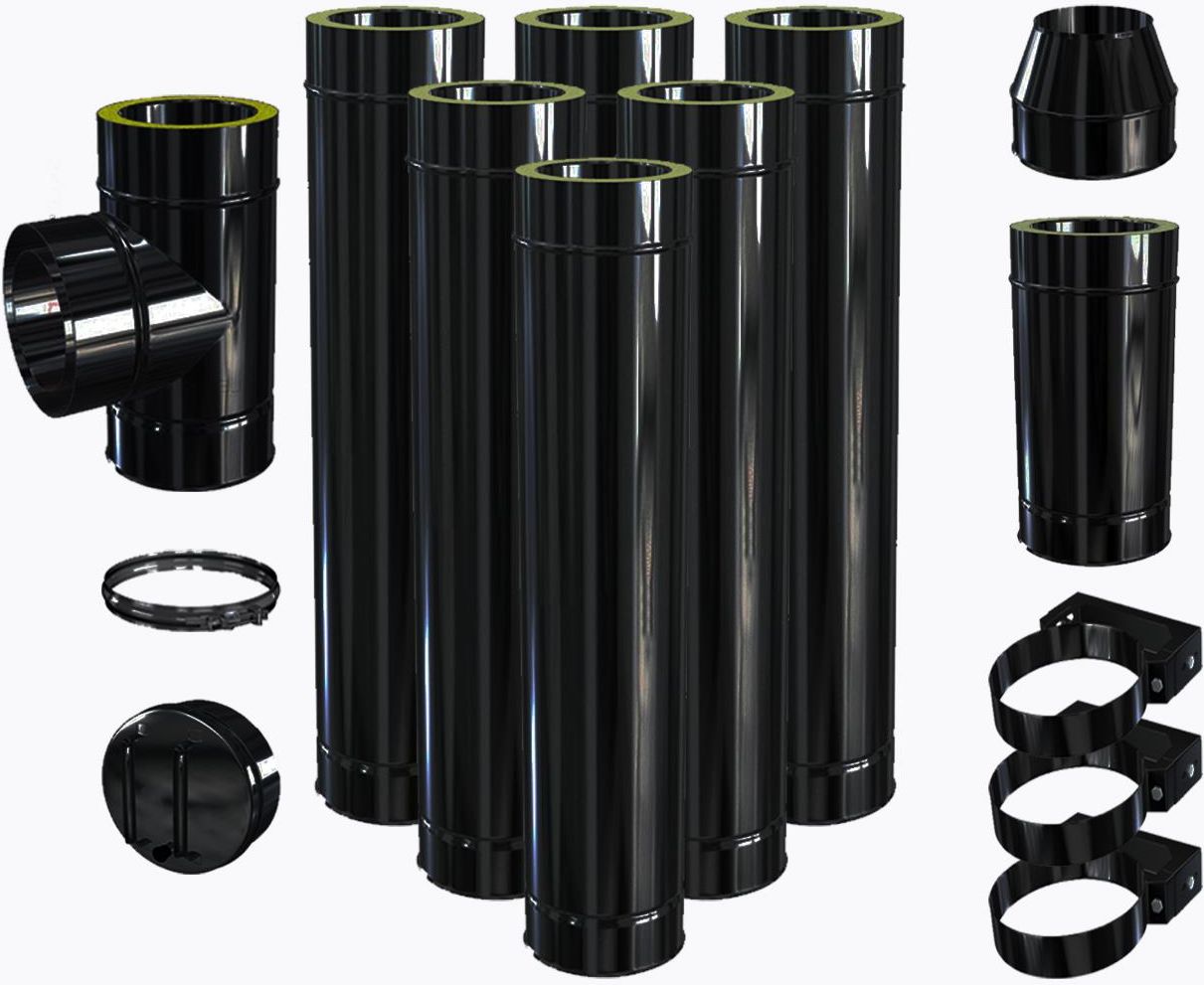 System kominkowy Tk Komin Malowany Izolowany 7M Czarny Zewnętrzny 130 - Opinie i ceny na Ceneo.pl