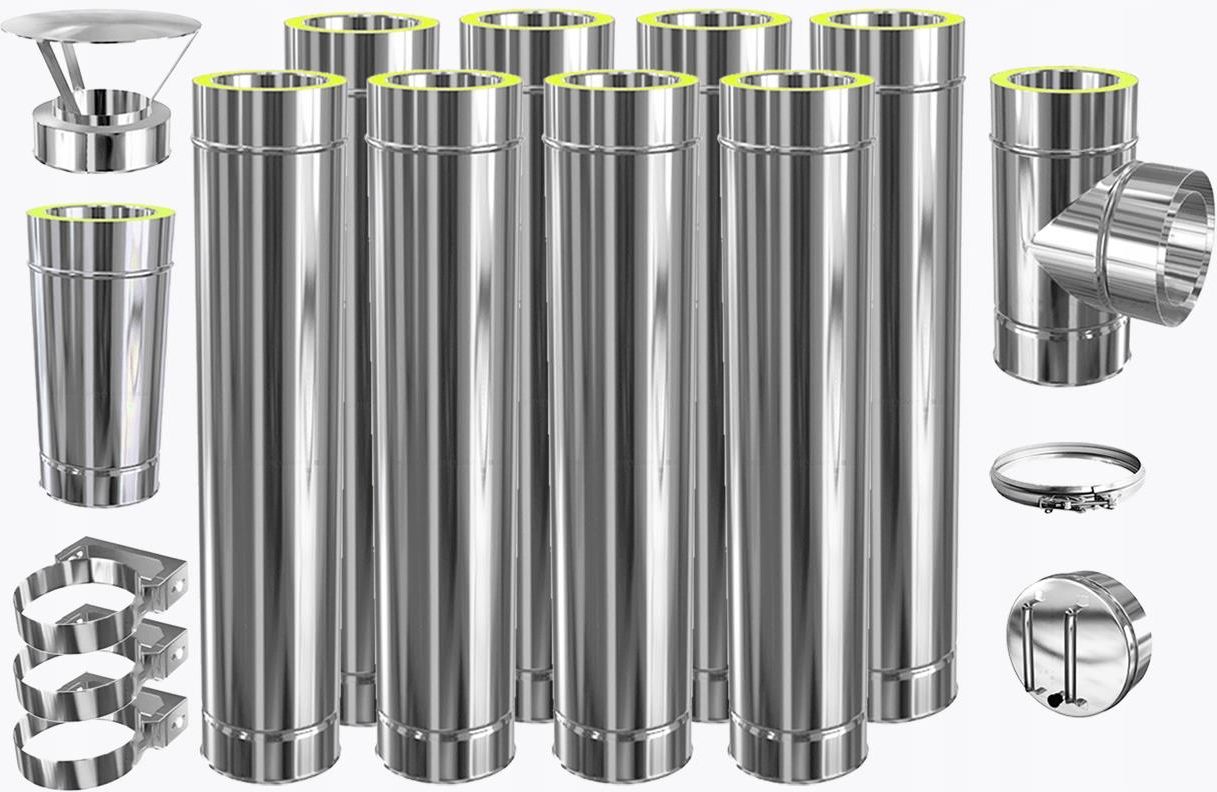 System kominkowy Tk Komin Izolowany Fi 150 Dwuścienny Zewnętrzny Piec Pellet - Opinie i ceny na ...