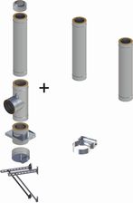 System kominkowy Tecnovis Gmbh Wentylacyjny Wiszący Komin Fi 160*210Mm/3 Rury - Opinie i ceny na ...
