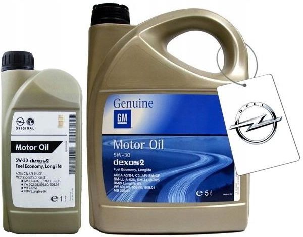 Gm Dexos2 5W30 Sn/Cf C3 6L - opinie i ceny na Ceneo.pl