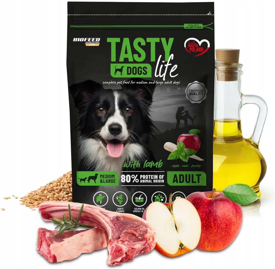 Karma Biofeed Tasty Dogs Life Z Jagnięciną Średnie I Duże 3kg - Ceny i ...