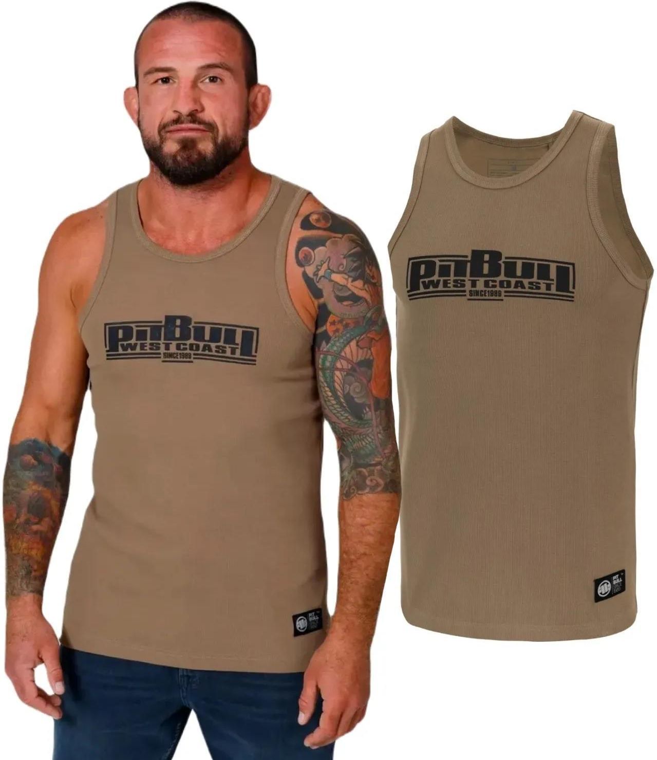 Tank Top Pit Bull Heavy Weight 240 Rib Classic Boxing '24 - Coyote ...