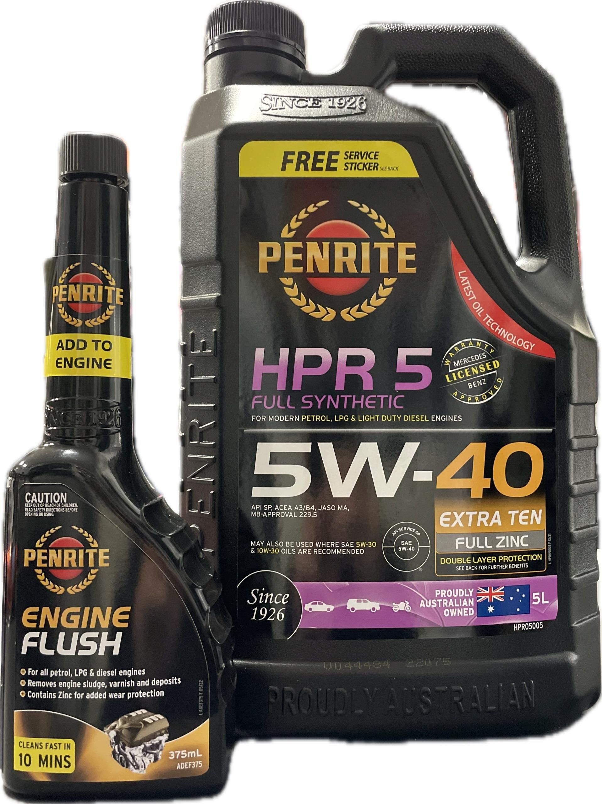 Penrite Hpr 5 Full Synthetic 5W40 5L Engine Flush - opinie i ceny na ...