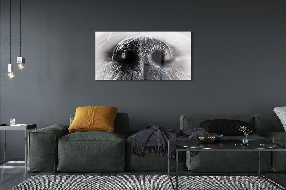 Tulup.Pl Obraz akrylowy Nos psa 125x50 cm 4 zawieszki (OAH38008029 ...