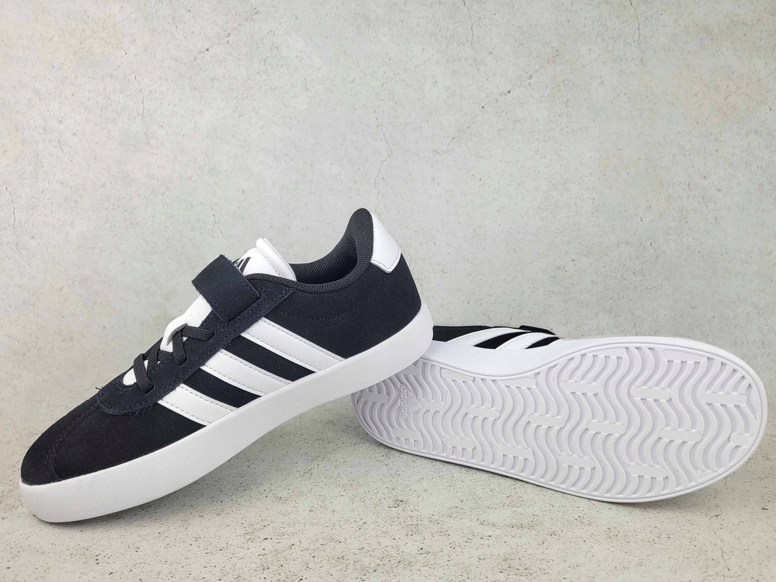 Adidas VL Court Samba ID9148 Buty Dziecięce Trampki Tenisówki Czarne ...