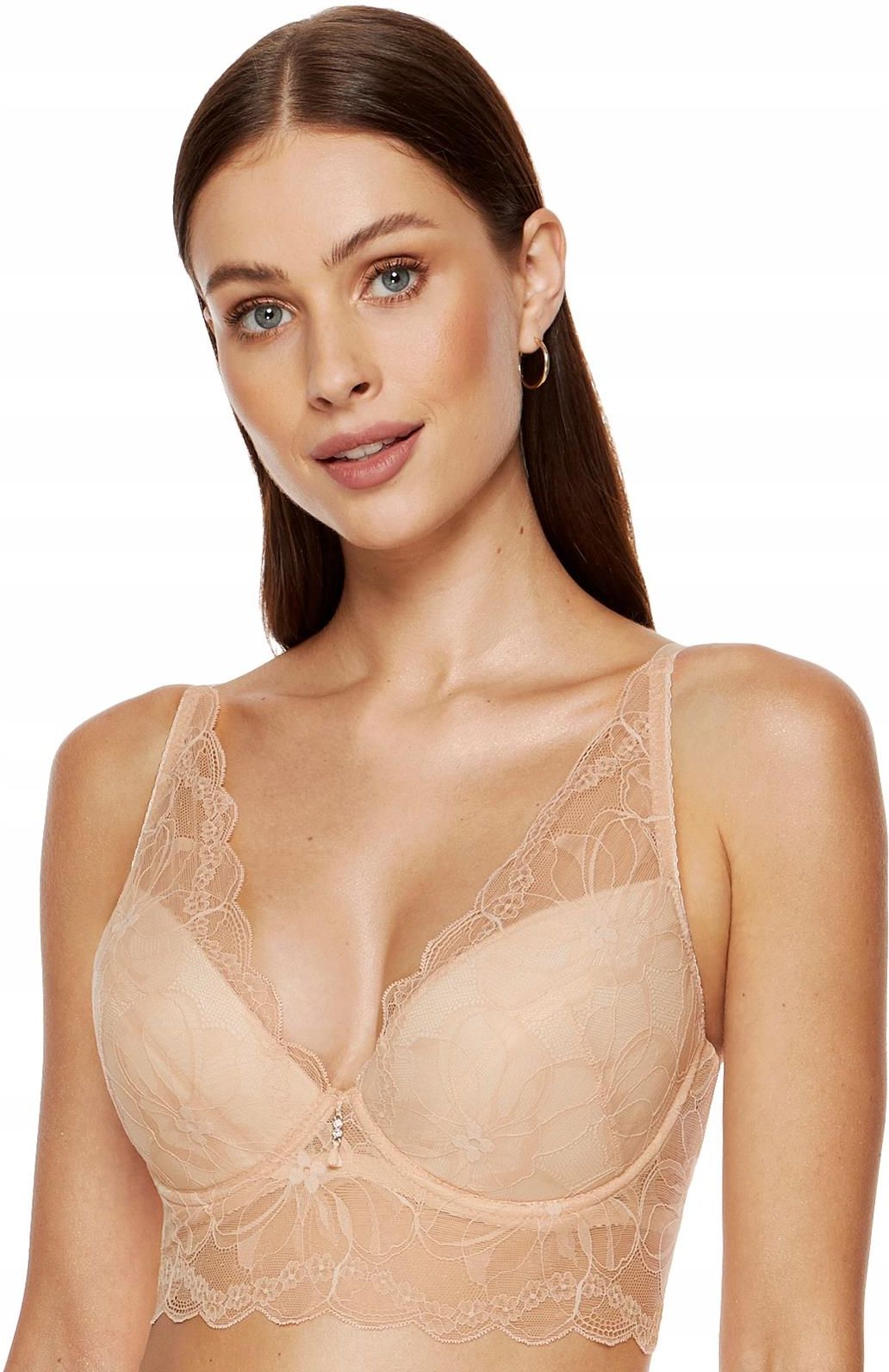 Gorteks Charlize półgorset push-up koronkowy 70F - Ceny i opinie - Ceneo.pl