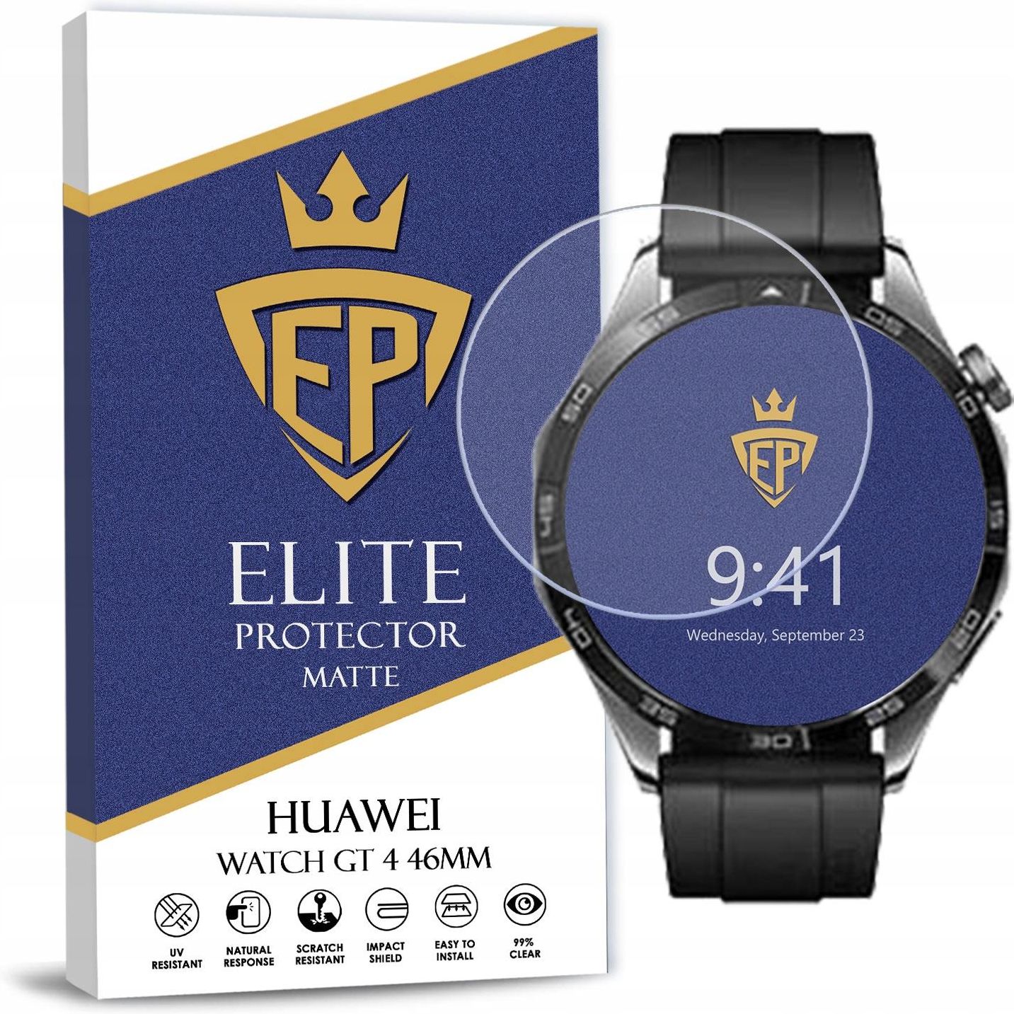 Elite Protector Folia Matowa Do Huawei Watch Gt 4 46MM Hydrożelowa Brak ...