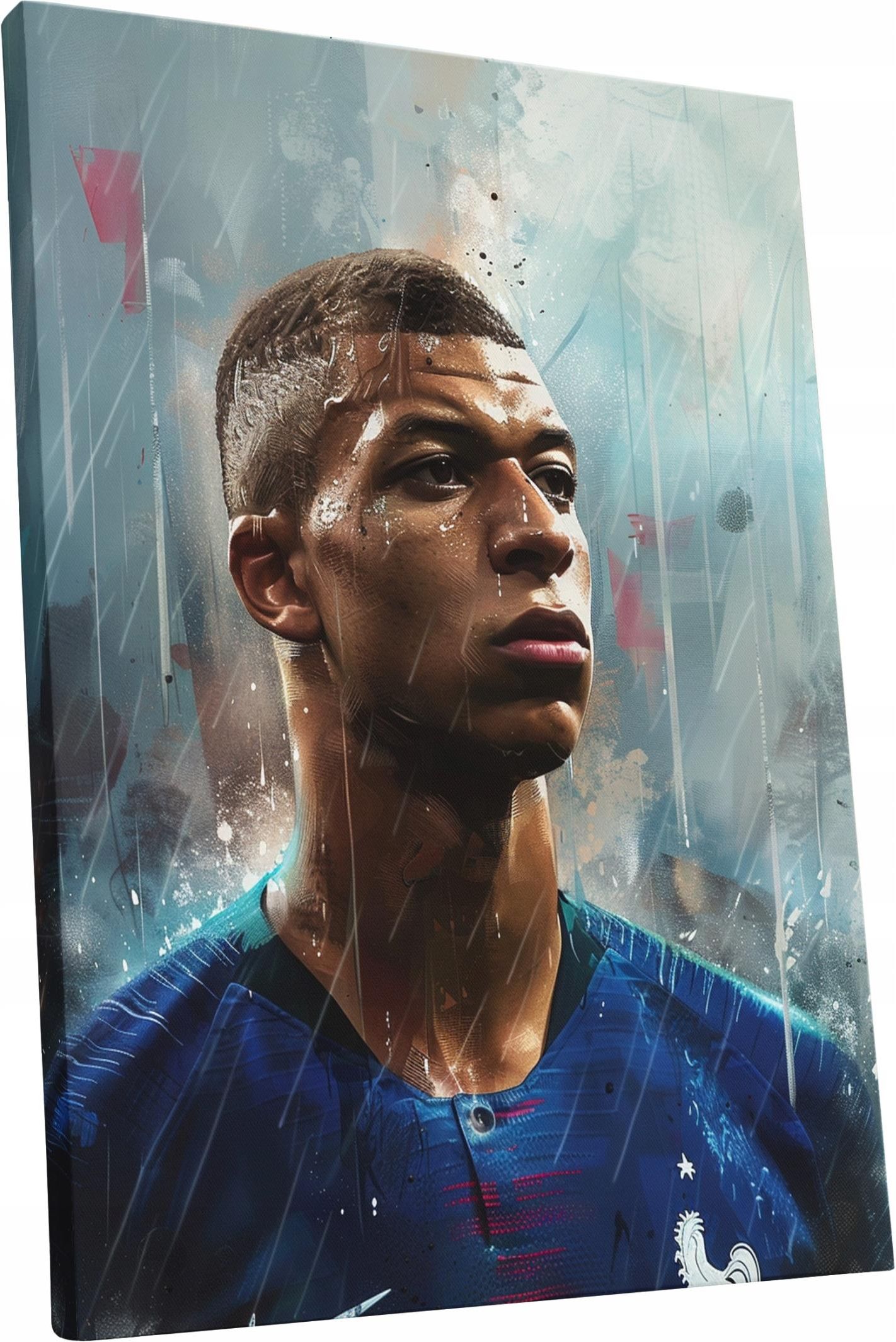 Kylian Mbappé W Nowoczesnym Stylu Modern Obraz Na Płótnie Portret 60X80cm 97581194 - Opinie i ...