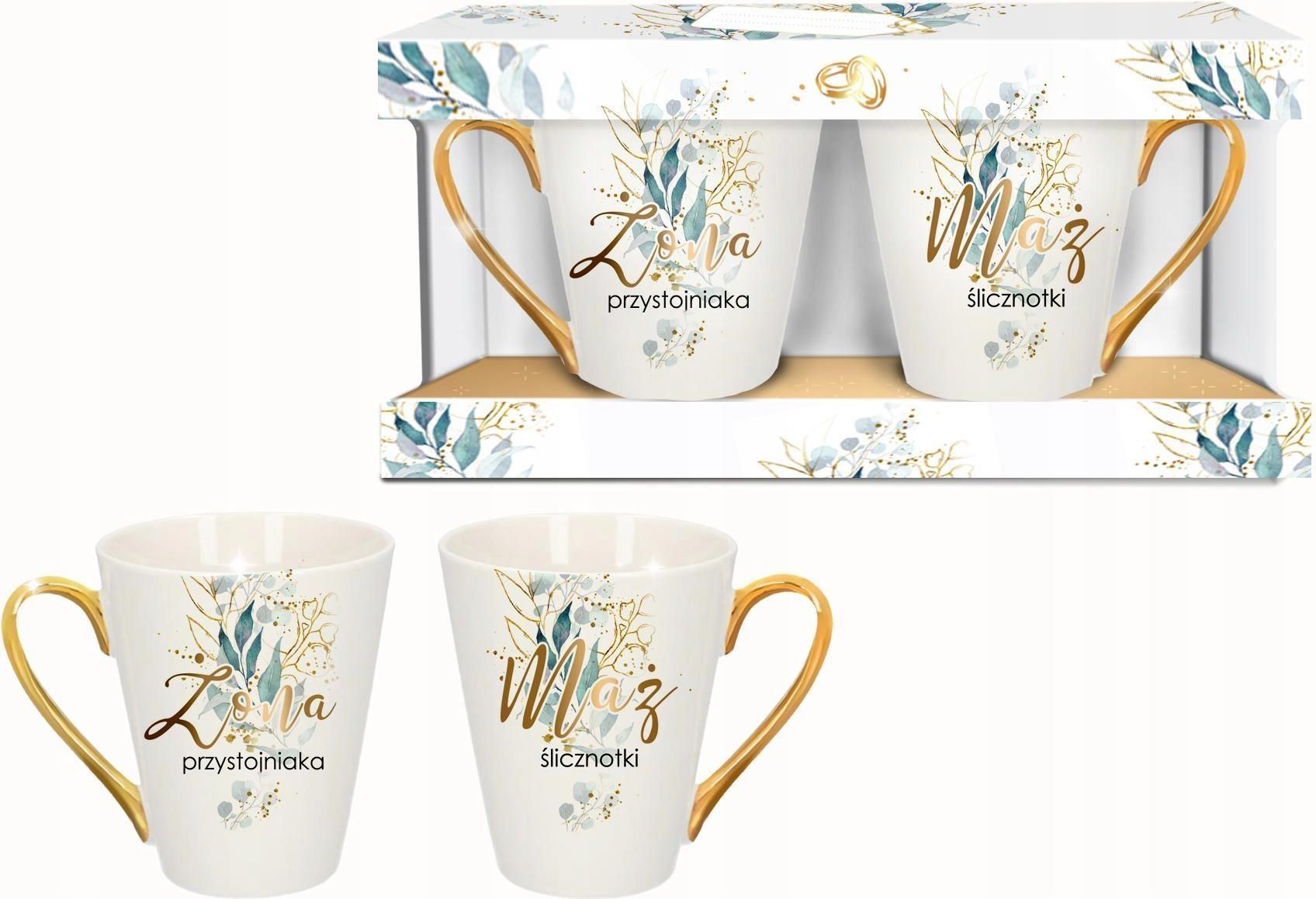 Bgtech Zestaw 2 Kubków Skos Nbc Żona Przystojniaka Mąż Ślicznotki - Opinie i atrakcyjne ceny na ...