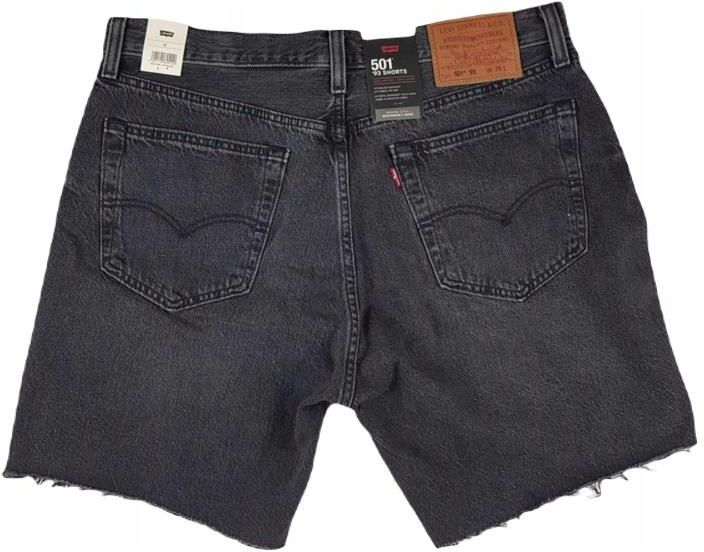 Levi's 501 '93 Shorts spodenki oryginalne 852210056 czarny jeans Levis ...