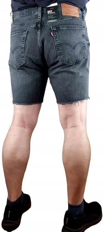 Levi's 501 '93 Shorts spodenki oryginalne 852210056 czarny jeans Levis ...