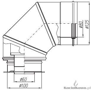 Spiroflex Adapter 60/100-80/125 IMK biały SX-TD-AIMK6/8B - opinie i ceny na Ceneo.pl