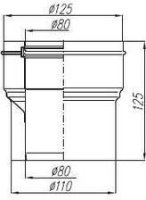 SPIROFLEX Adapter T z odskraplaczem 60/100-80/125 biały SX-TD-ATKOB - opinie i ceny na Ceneo.pl