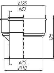Akcesoria grzewcze SPIROFLEX Adapter T z odskraplaczem 60/100-80/125 biały SX-TD-ATKOB - Opinie ...