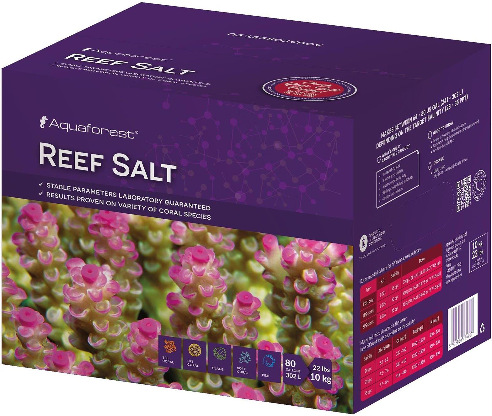 Aquaforest Reef Salt 10kg Box sól akwarystyka morska - Ceny i opinie - Ceneo.pl