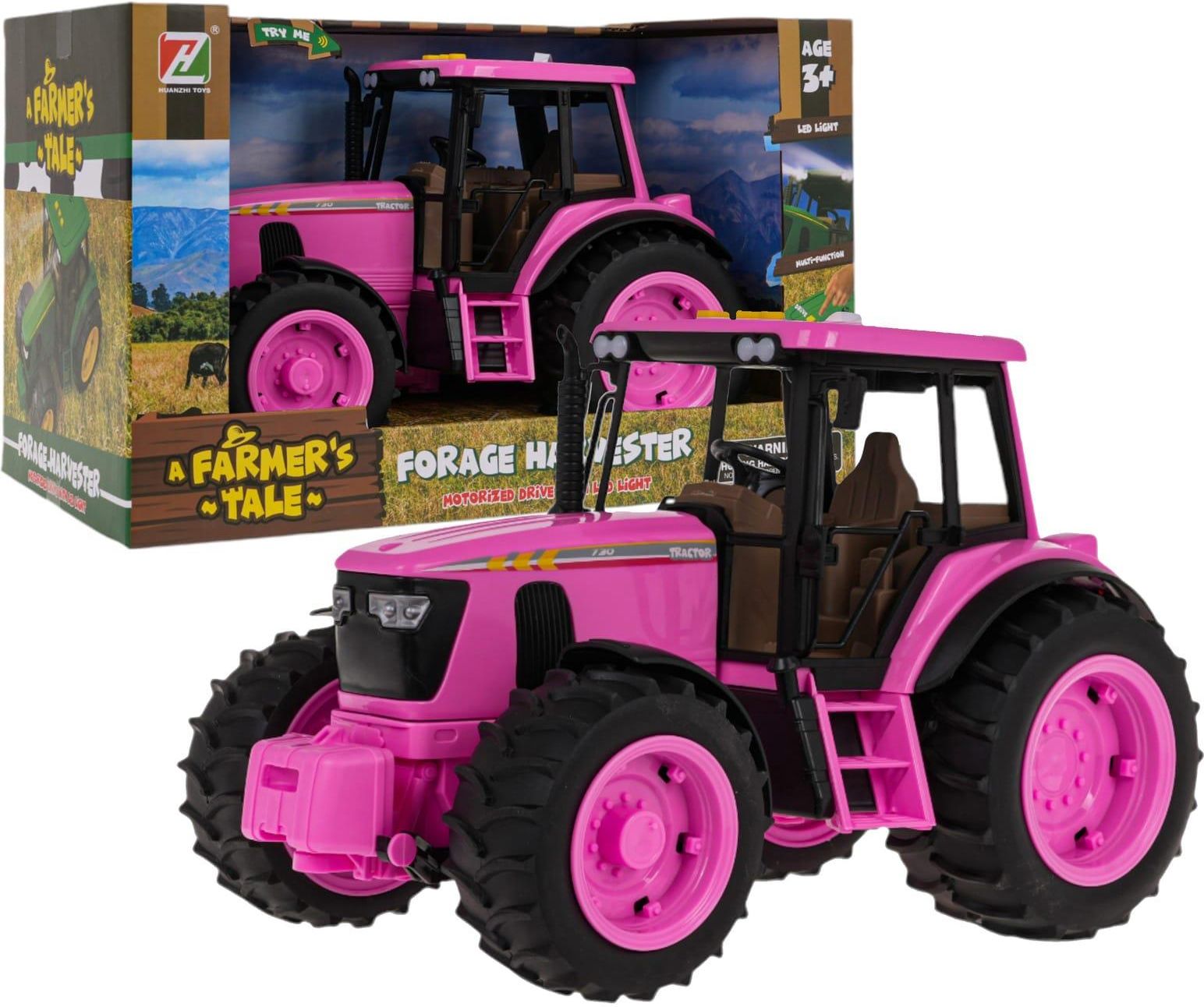Ramiz Różowy Traktor Z Funkcją Świateł I Dźwięku - Ceny i opinie - Ceneo.pl