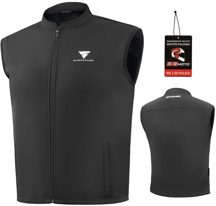 Odzież motocyklowa Shima Kamizelka Windbreaker Wiatroszczelna Softshell ...