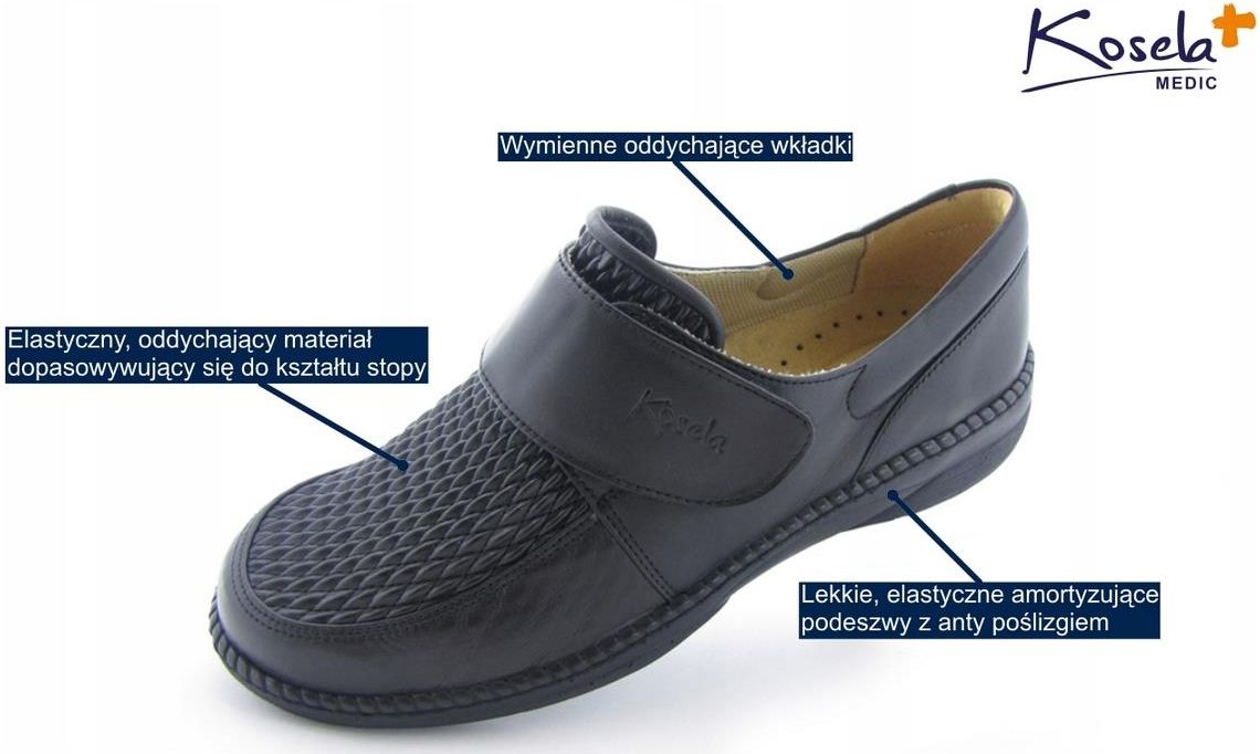 Kosela Medic buty damskie palce młotkowate, haluksy,szerokie stopy 41 ...