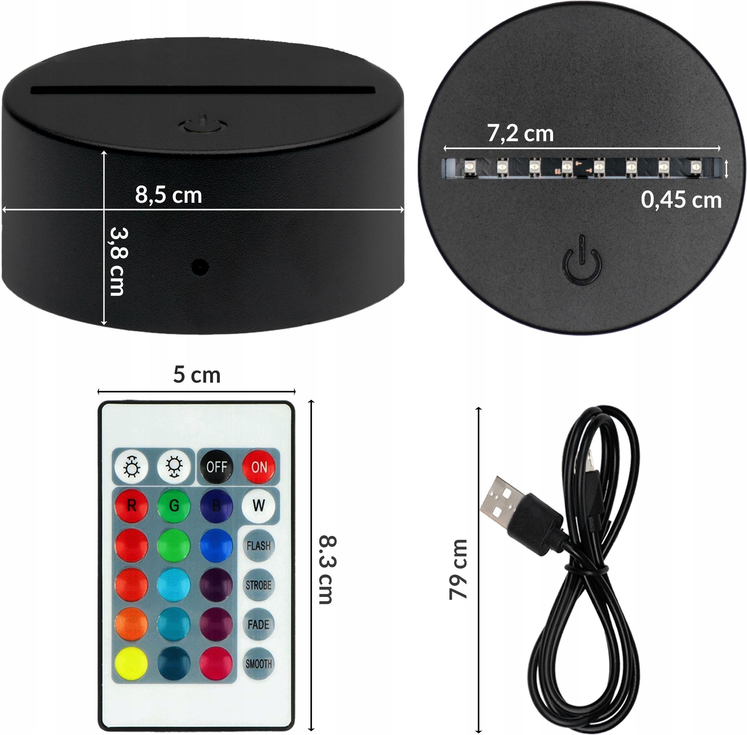 Lampka Nocna 3D LED Grawer Plexi Prezent Dla Dziecka Rekin - Opinie i ...