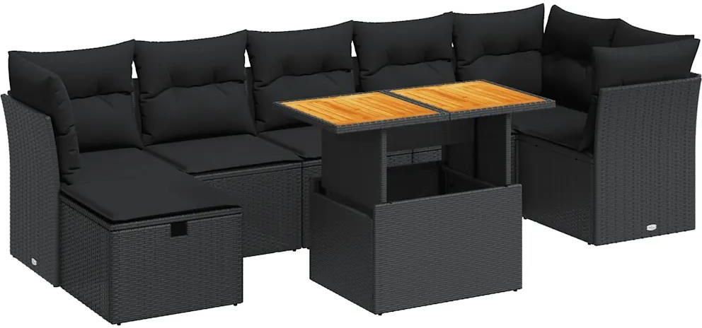 Zestaw mebli ogrodowych Zakito Zestaw Wypoczynkowy Rattanowy 7-Cz ...