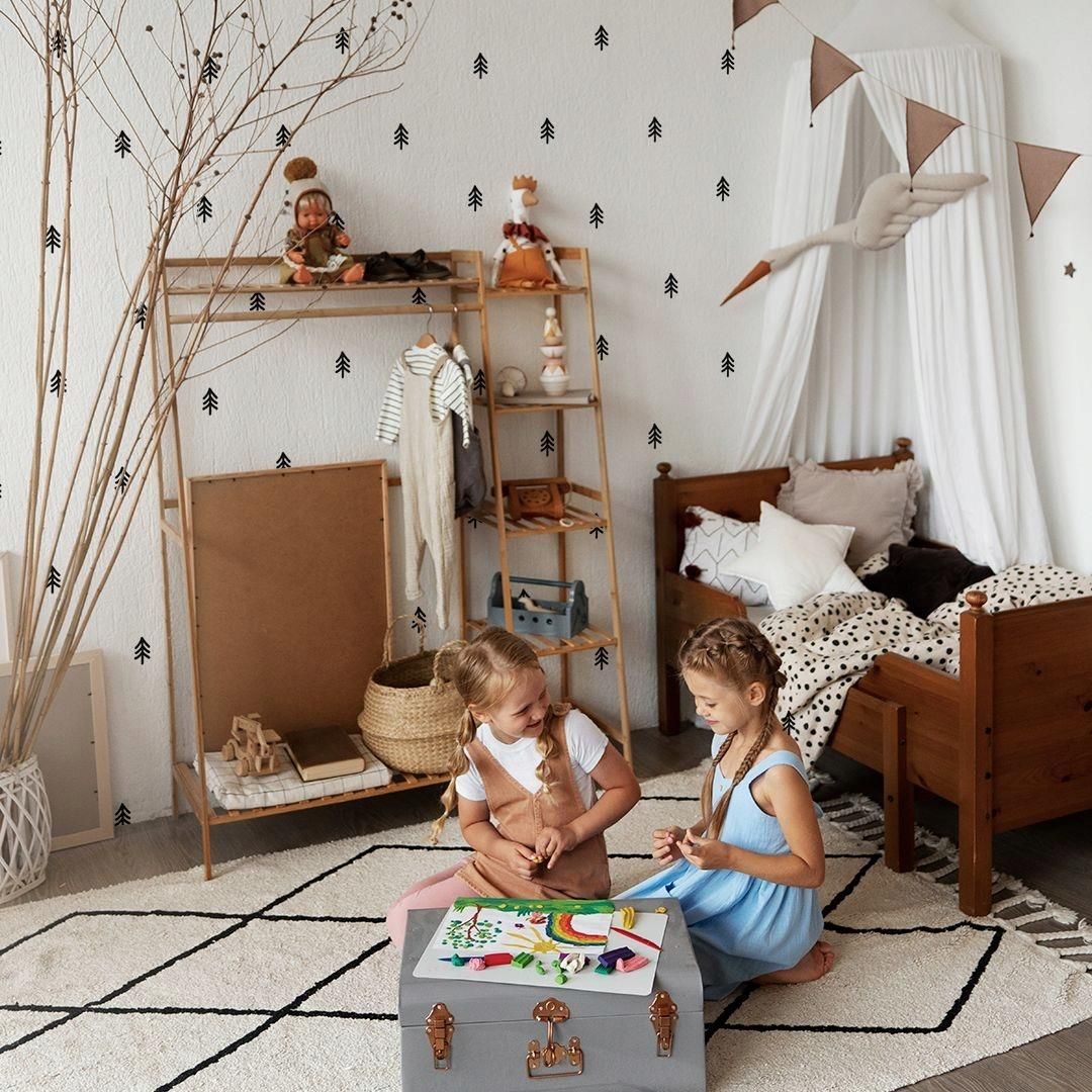 Yokodesign Fototapeta Dla Dzieci Choinki Dziecięca Tapeta Na Ścianę ...