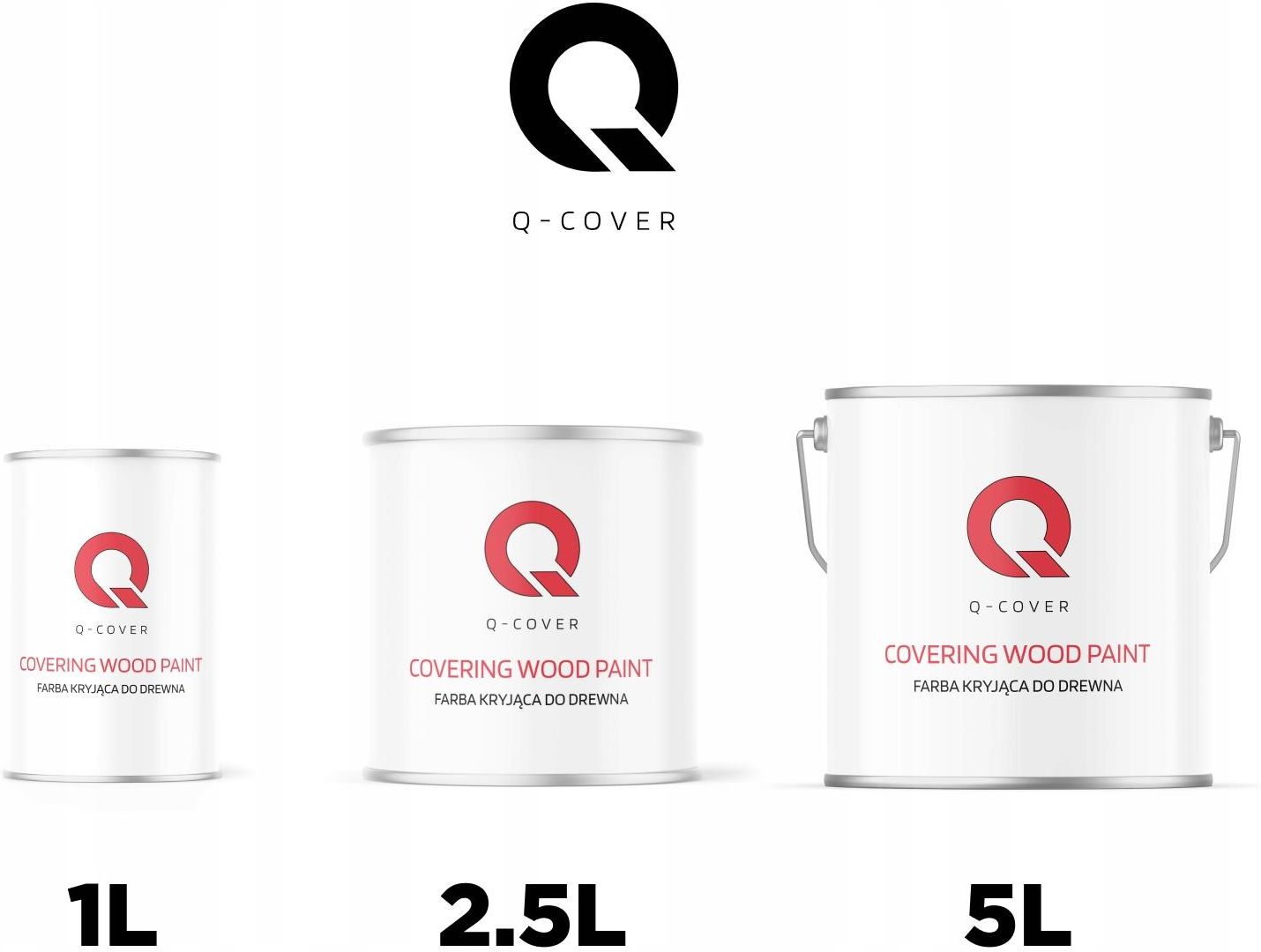 Farba Q-Cover Kryjąca Do Drewna Drzwi Renowacji Osb Ral 3015 Różowy Jasny Połysk 5L - Opinie i ...