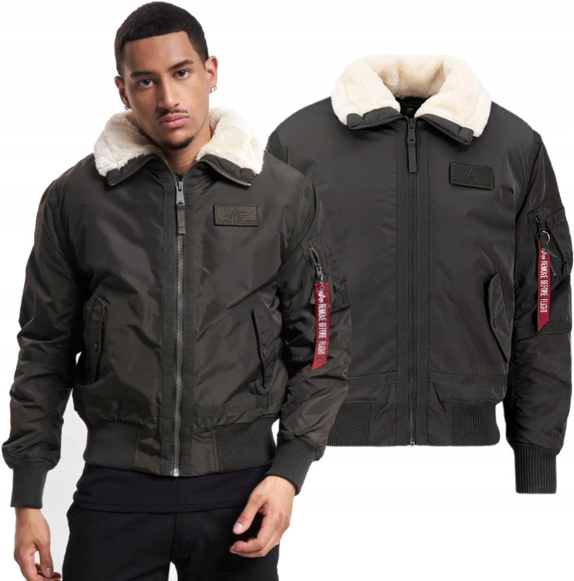 Kurtka Alpha Industries B15-3 Tt 198122 684 Vintage Grey M - Ceny i ...