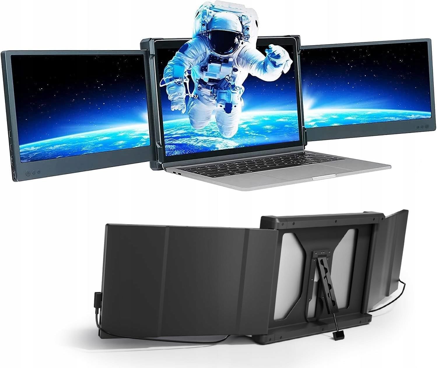 Monitor Teamgee P2 Przenośny monitor do laptopa 12 Dual Triple Monitor ...