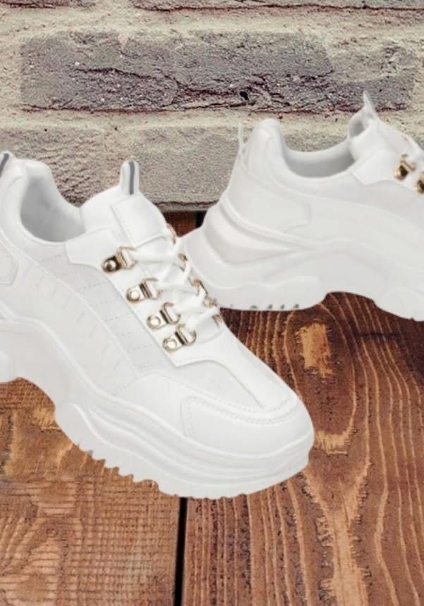 SNEAKERSY buty damskie wysokie platforma skóra modne 38 HIT - Ceny i ...
