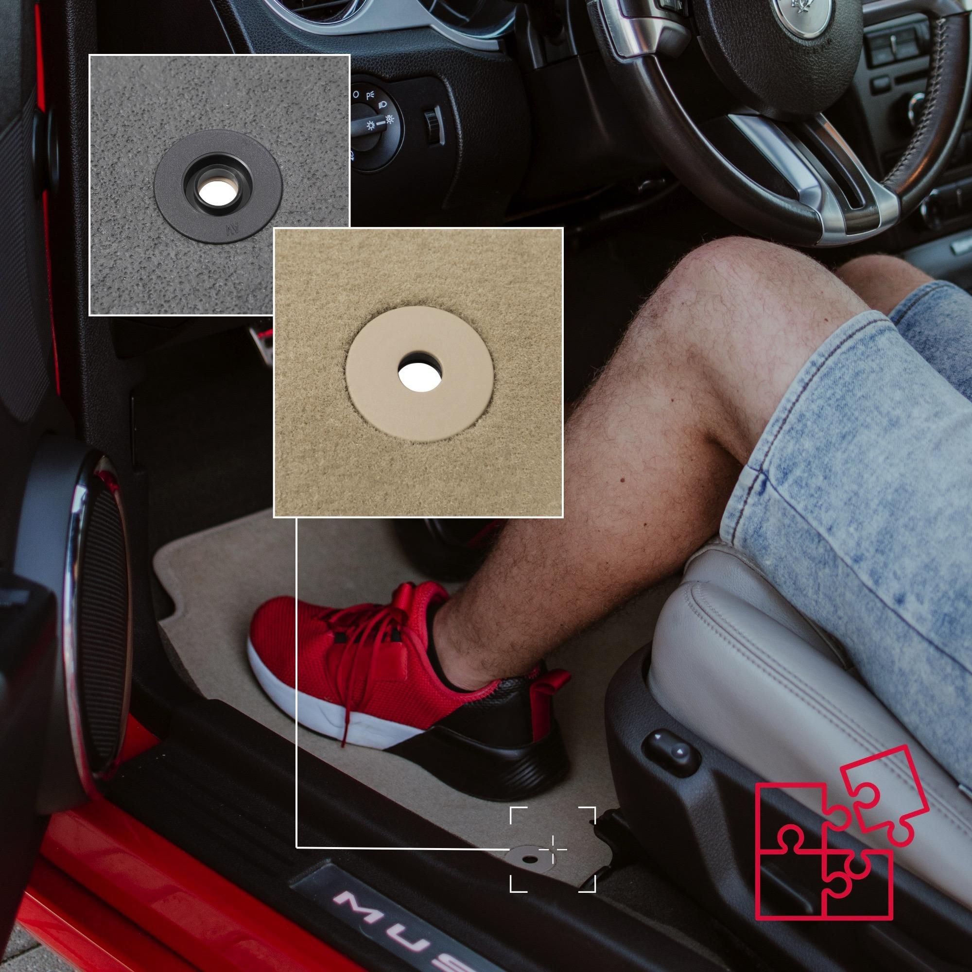 Dywanik samochodowy Wielganizator Dywanik Kierowcy Beżowy Welurowy Skoda Audi A3 8Y Mhev 2020 ...