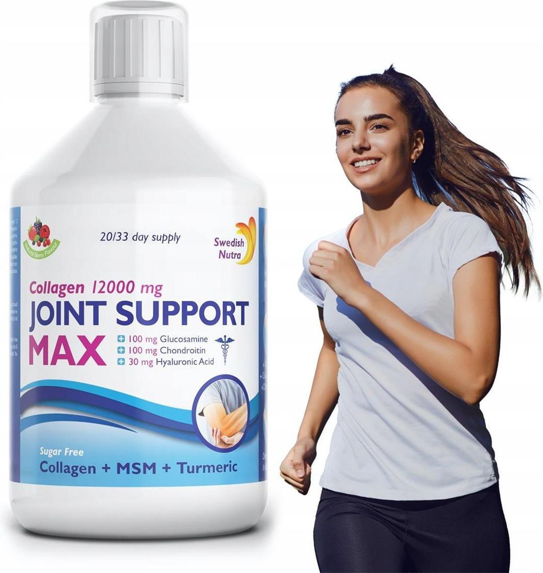 Swedish Nutra Joint Support Max Collagen 500ml - Opinie i ceny na Ceneo.pl