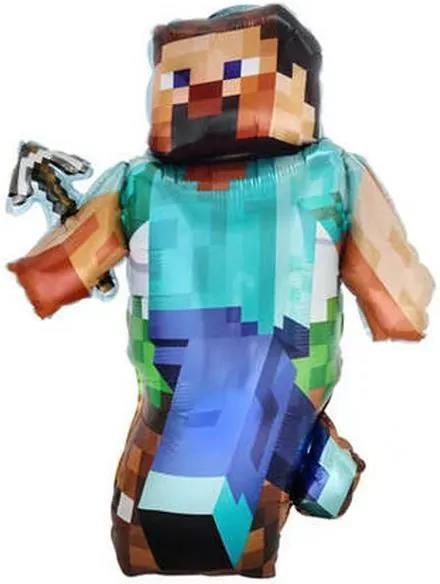 Balon Foliowy Minecraft Ludzik Z Pikseli 68cm X 85cm Na Hel ...
