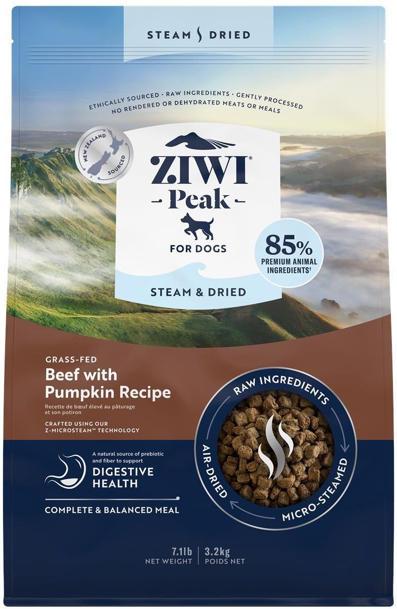 Karma Ziwipeak Steam & Dried Beef Dog 3,2kg - Ceny i opinie - Ceneo.pl