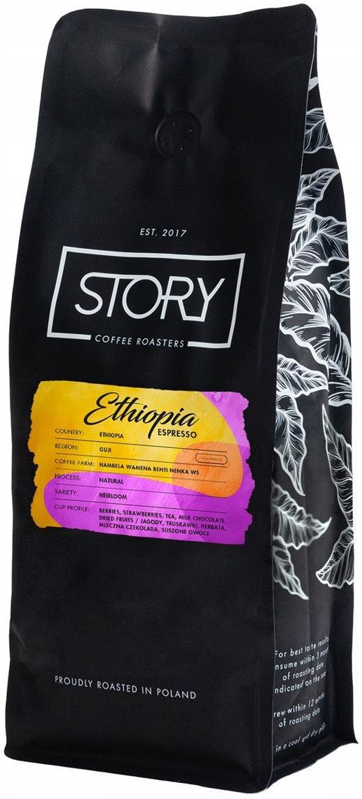 Kawa Story Coffee Roasters Ziarnista Ethiopia Guji Natural Espresso 1kg - Ceny i opinie - Ceneo.pl