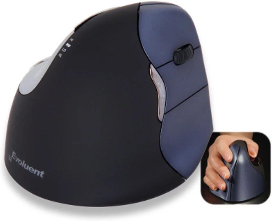 Mysz Evoluent Vertical Mouse 4 Wireless Rechte Hand Ergonomische Maus ...