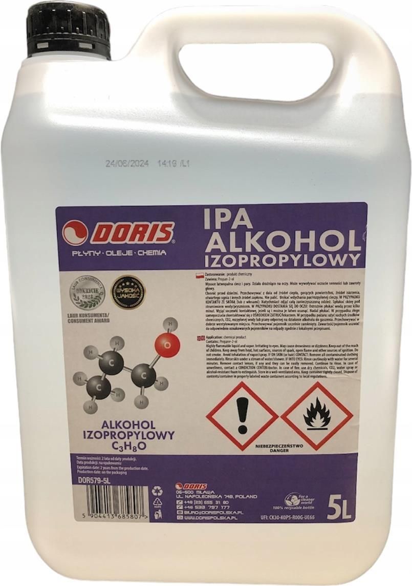Michor Alkohol Izopropylowy Izopropanol Ipa 99% Premium 5L - Opinie i ...