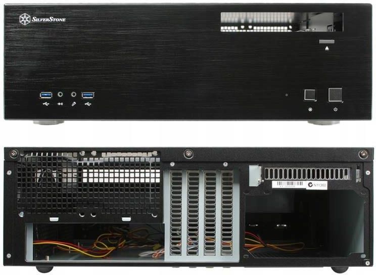Obudowa komputerowa SilverStone Grandia GD04 (SST-GD04B) Black USB 3.0 ...