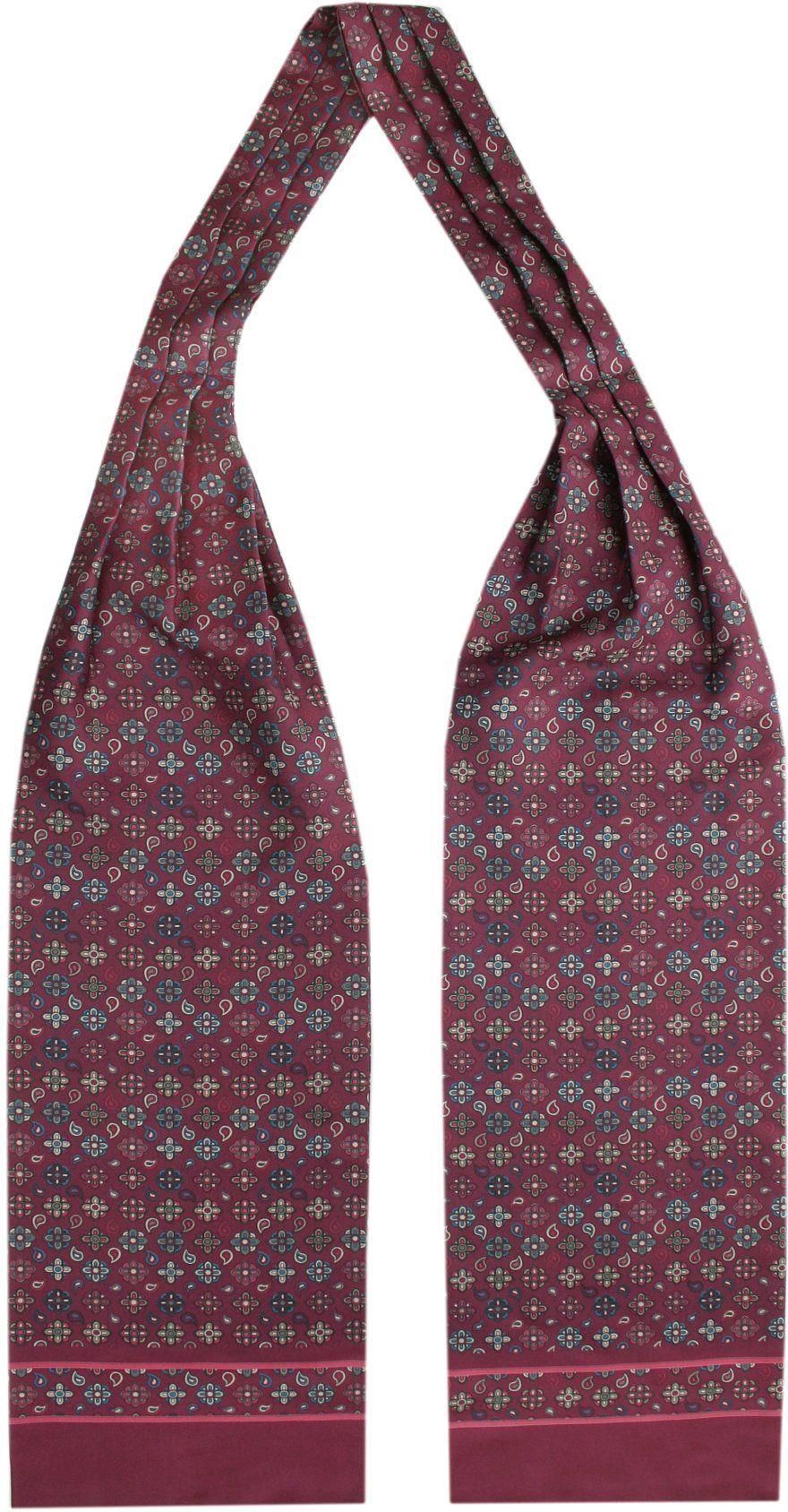 Elegancki Fular Męski - His Story - Bordowy, Drobne Wzory ...