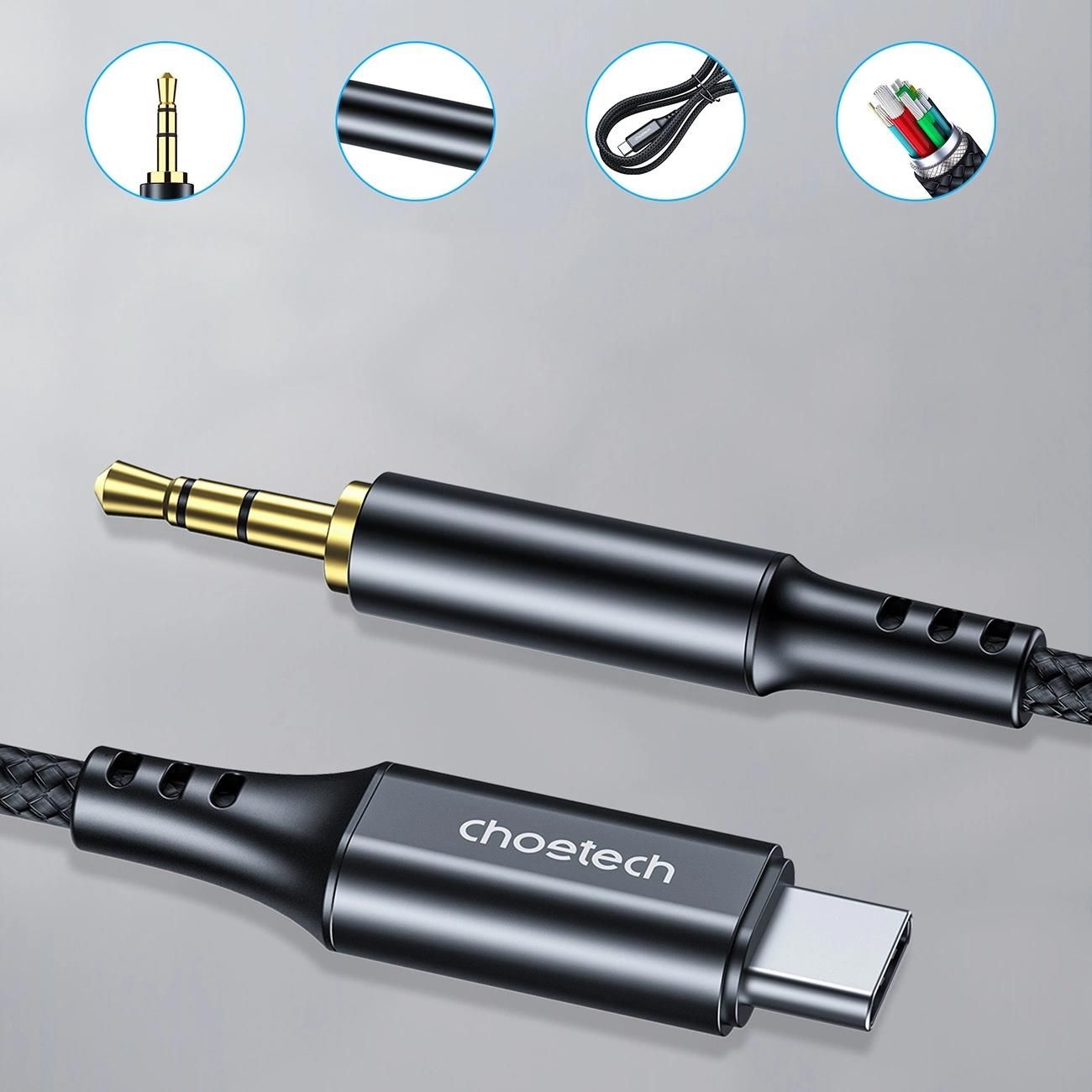 Choetech USB-C / mini jack 3.5mm 1 m - czarny (AUX006) - Opinie i ceny ...
