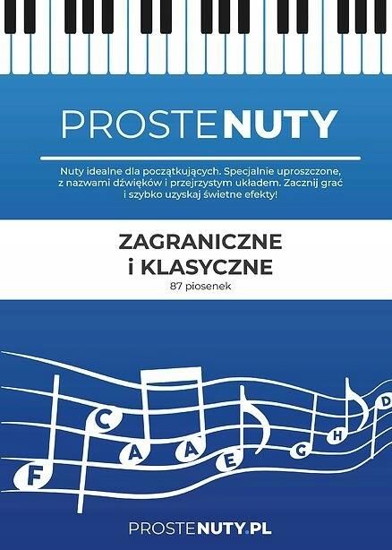Proste Nuty Na Pianino Keyboard Książka Nuty Zagraniczne I Klasyczne ...