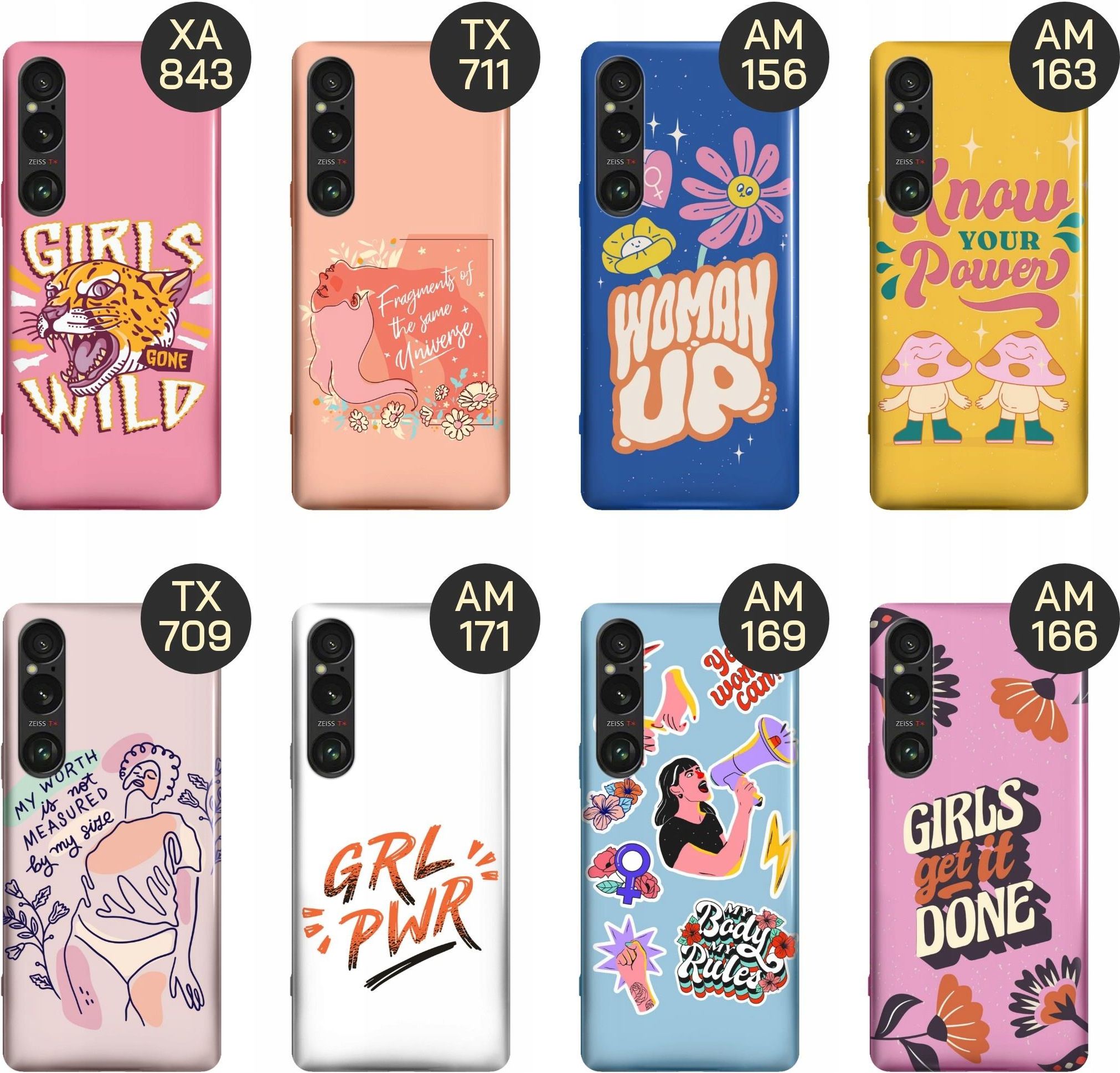 Hello Case Etui Do Sony Xperia 1 Vi Siła Kobiet Girl Power Feminizm ...