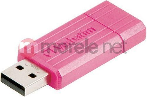 Pendrive Verbatim Flash Disk Store 'n' Go PinStripe 16GB - Hot pink ...