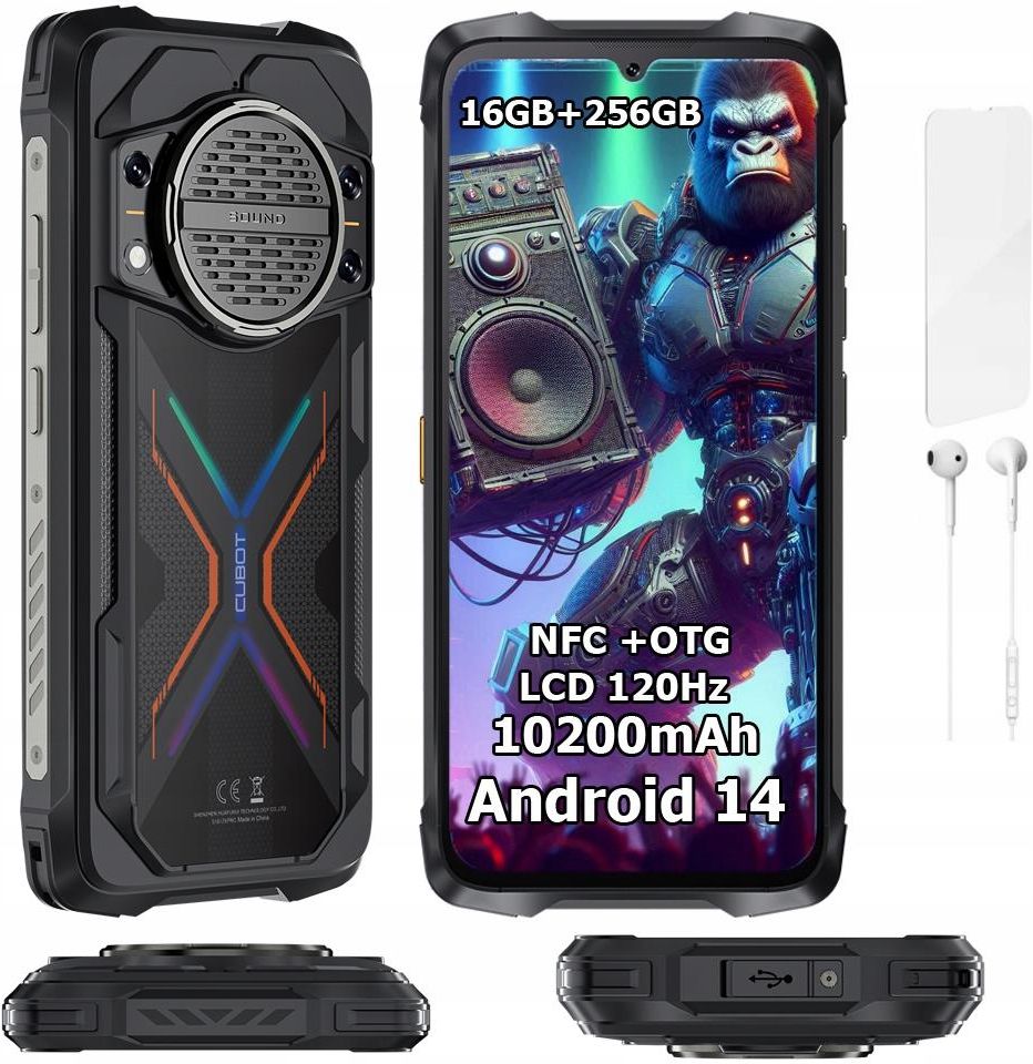 Cubot King Kong Power 3 12/256GB Czarny - Cena, opinie na Ceneo.pl