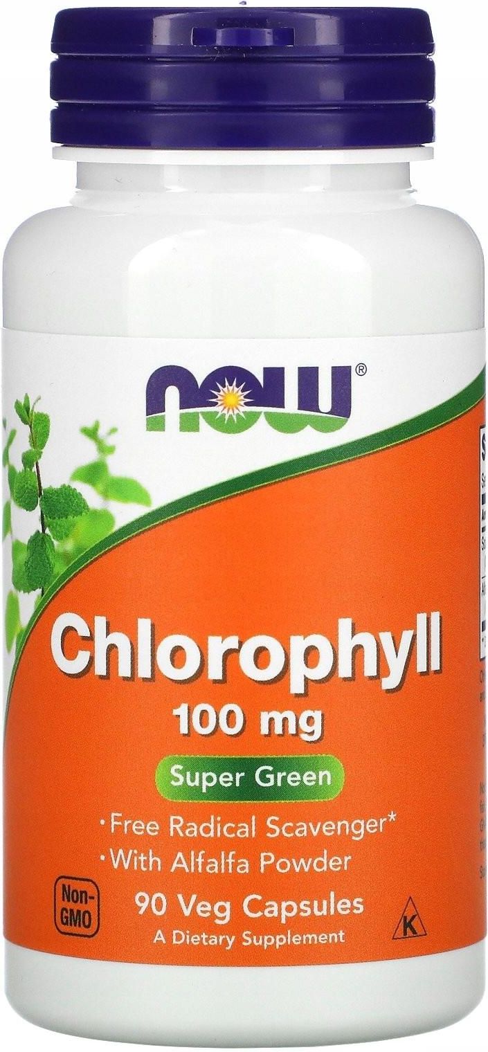 Now Foods Chlorofil Chlorophyll 100Mg 90kaps. - Opinie i ceny na Ceneo.pl