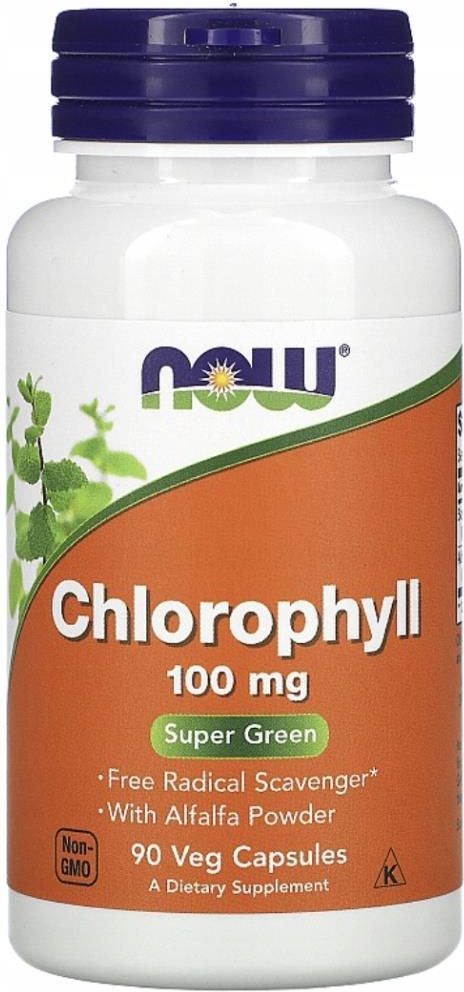 Now Foods Chlorofil Chlorophyll 100Mg 90kaps. - Opinie i ceny na Ceneo.pl